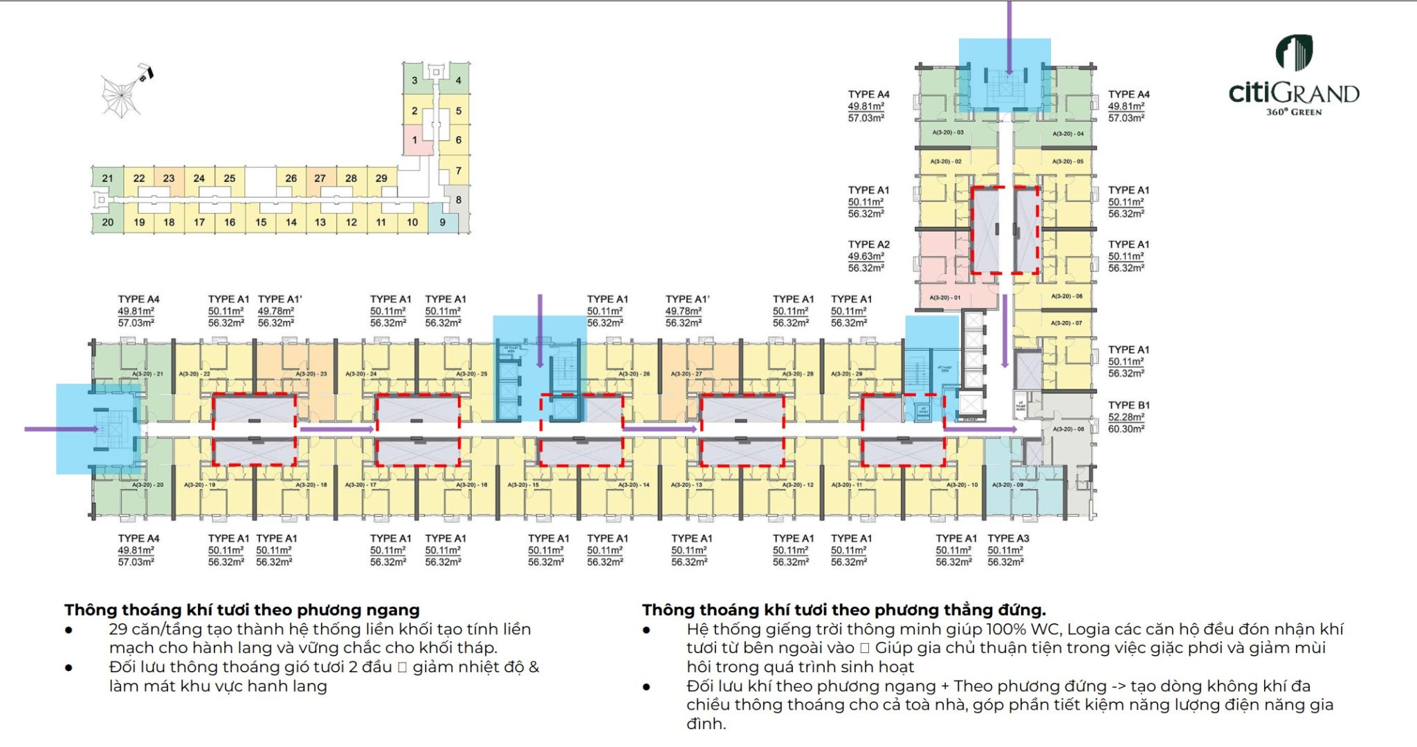Bảng giá bán căn hộ CitiGrand Kiến Á tại KĐT Cái Lái